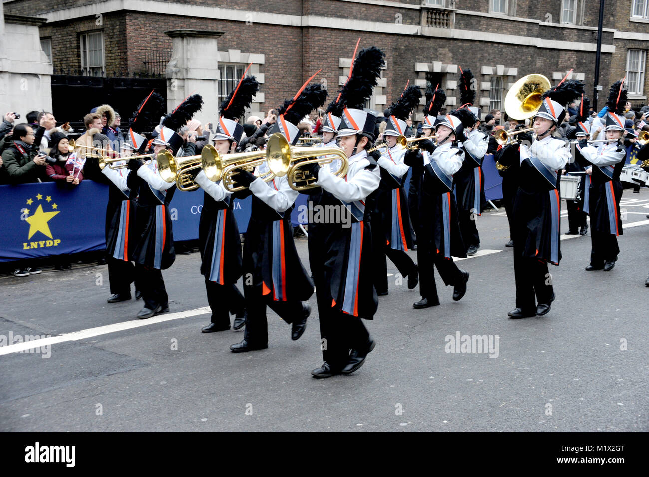 Marching band top view hi-res stock photography and images - Alamy