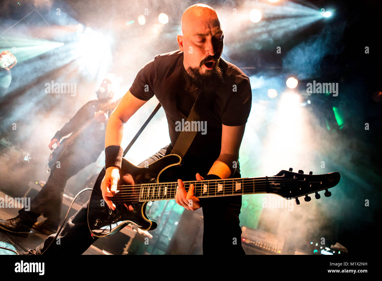 Norway, Bergen - February 20, 2015. The English gothic death metal band ...