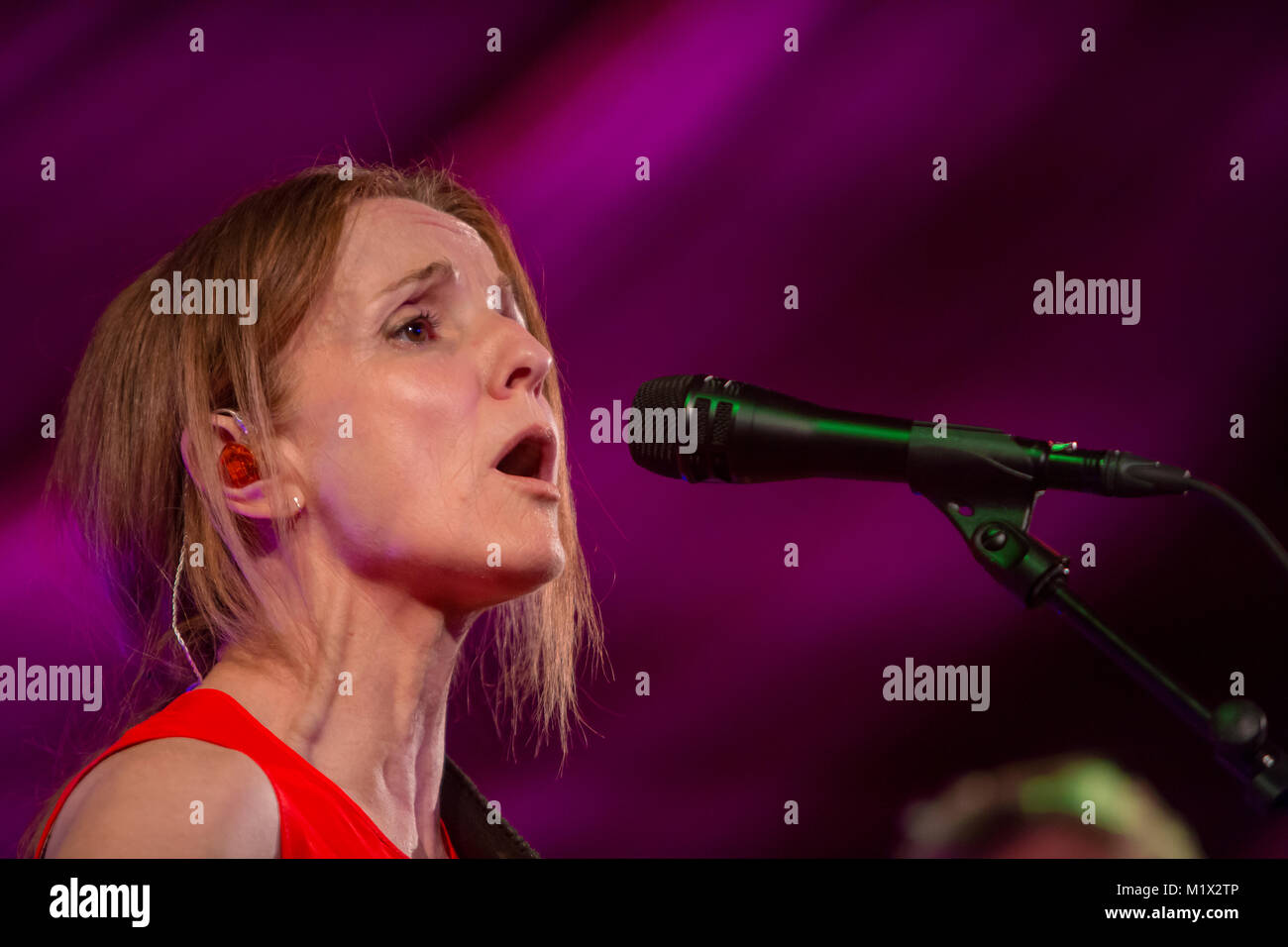 The American singer, songwriter and musician Patty Griffin performs a ...