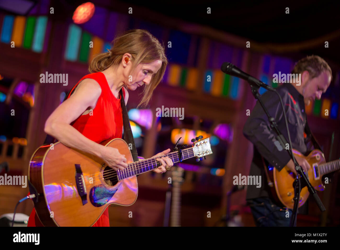 The American singer, songwriter and musician Patty Griffin performs a ...