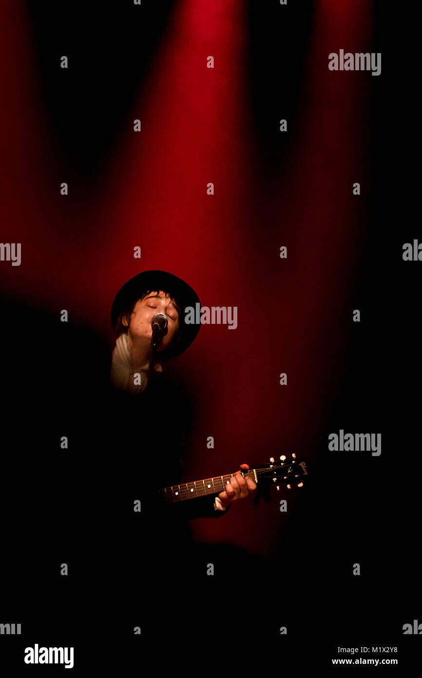 The English singer, songwriter and musician Pete Doherty performs a ...
