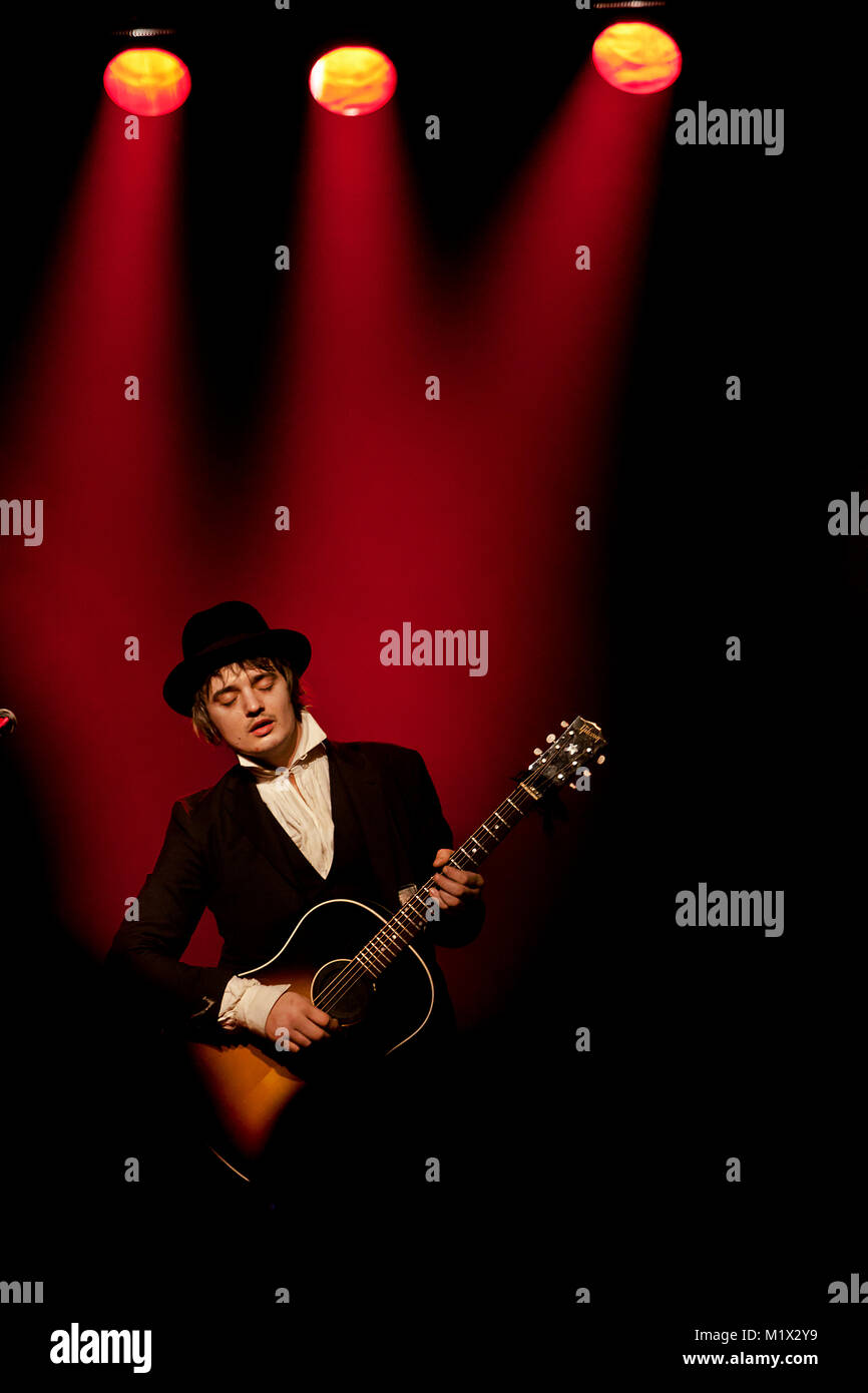 The English singer, songwriter and musician Pete Doherty performs a ...