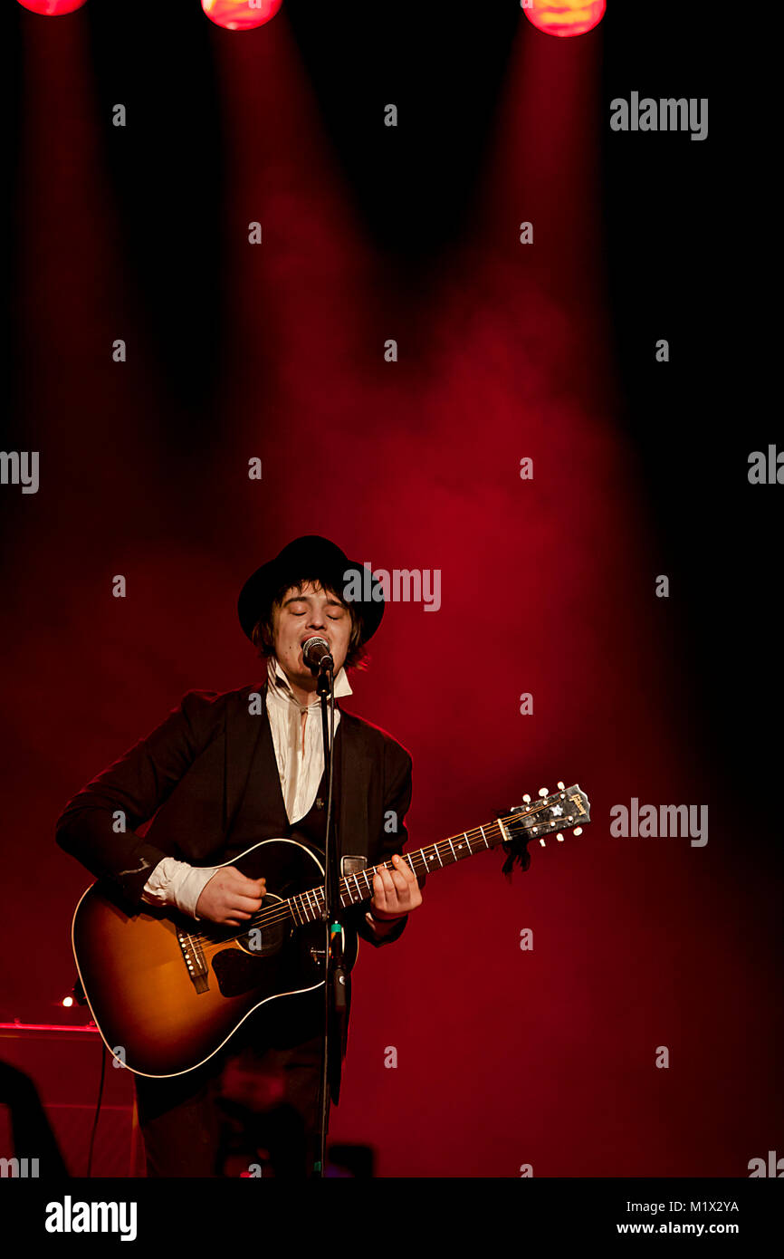 The English singer, songwriter and musician Pete Doherty performs a ...