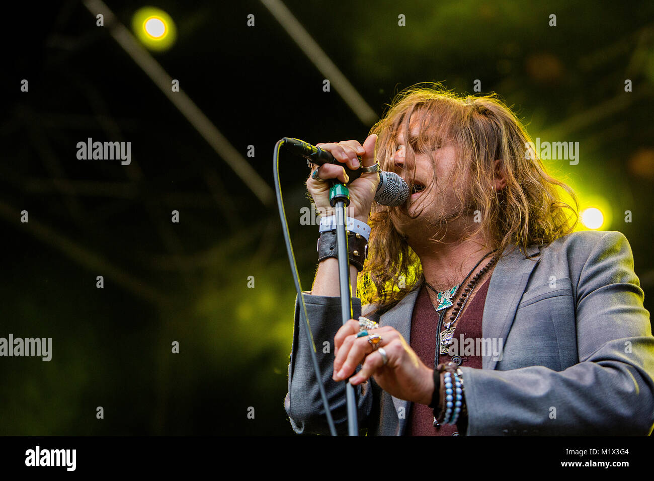 The American rock band Rival Sons performs a live concert at the ...