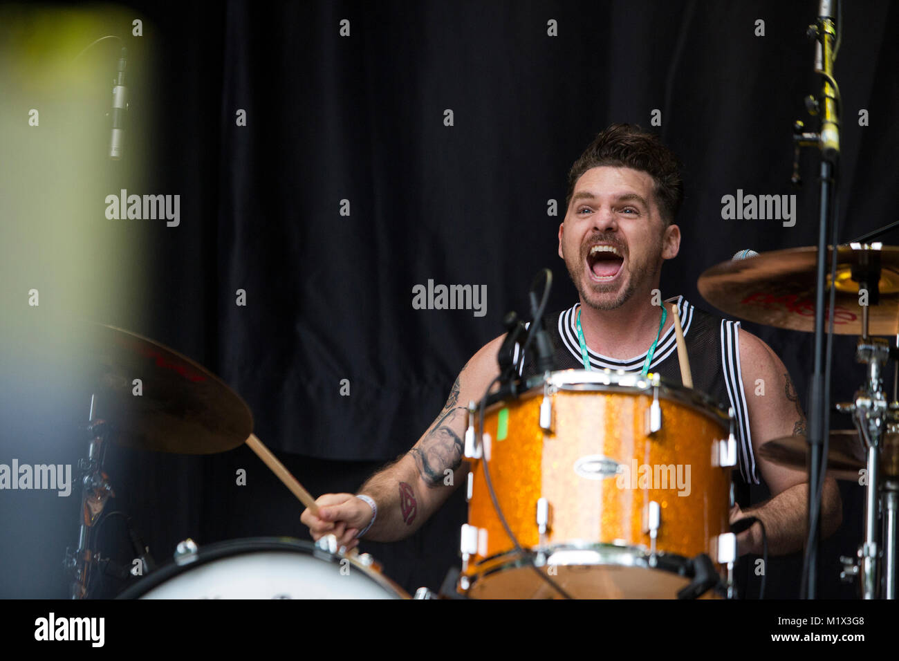 The American rock band Rival Sons performs a live concert at the ...
