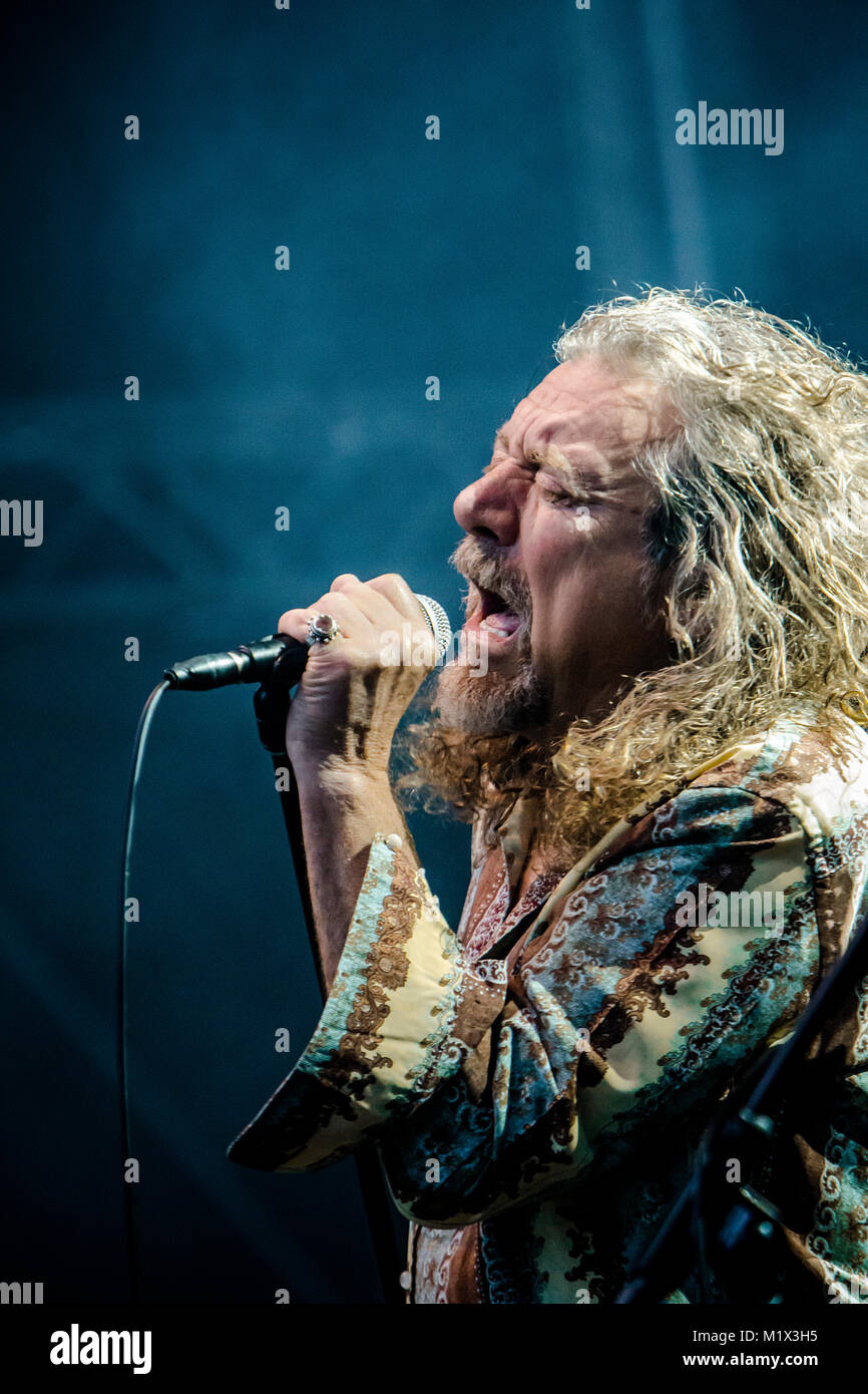 The English singer, songwriter and musician Robert Plant performs a ...