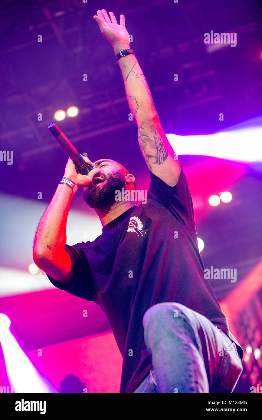 The English drum and bass band Rudimental performs a live concert at ...