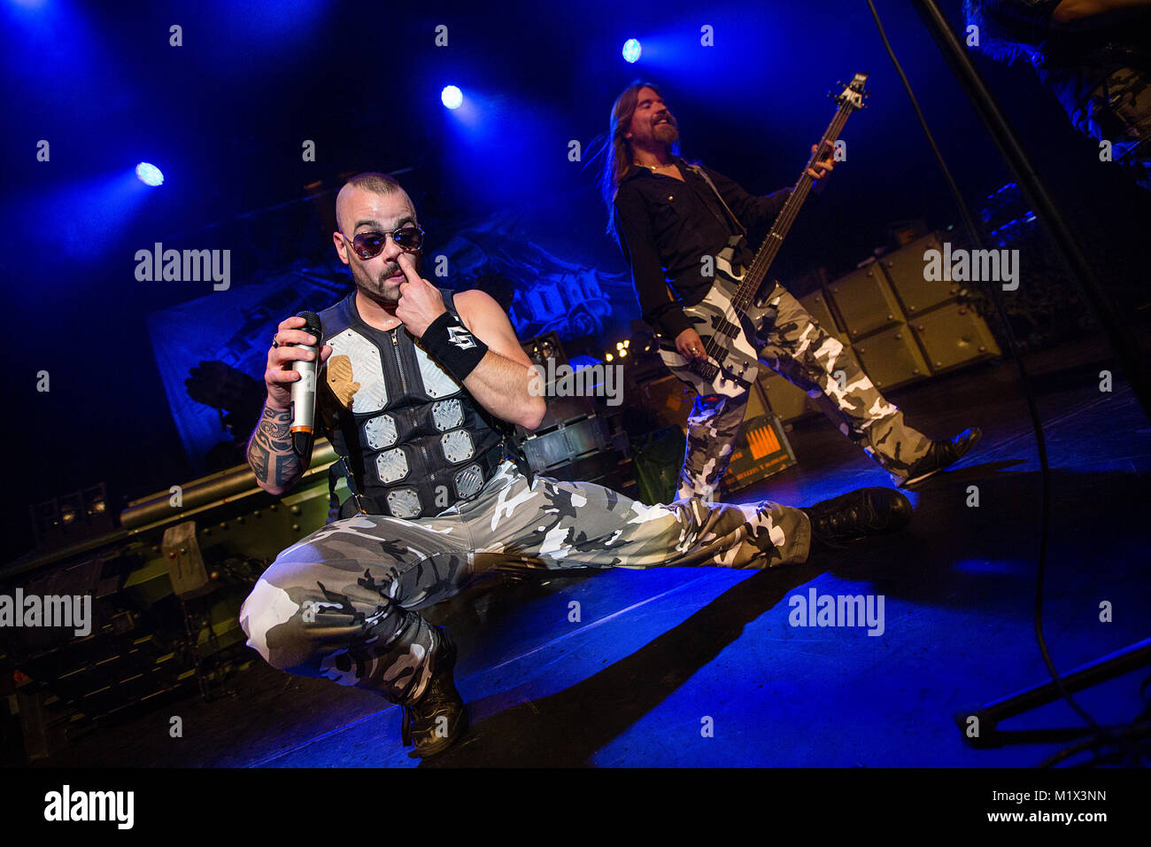 The Swedish heavy metal band Sabaton performs a live concert at USF ...
