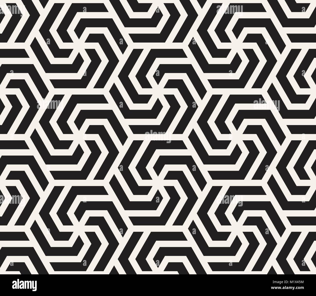 Vector seamless pattern. Modern stylish abstract texture. Repeating ...