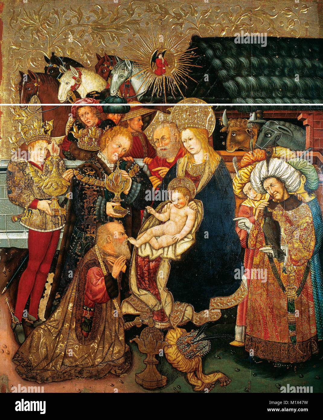 Jaume Ferrer II (15th century). Epiphany. The Adoration of the Magi ...