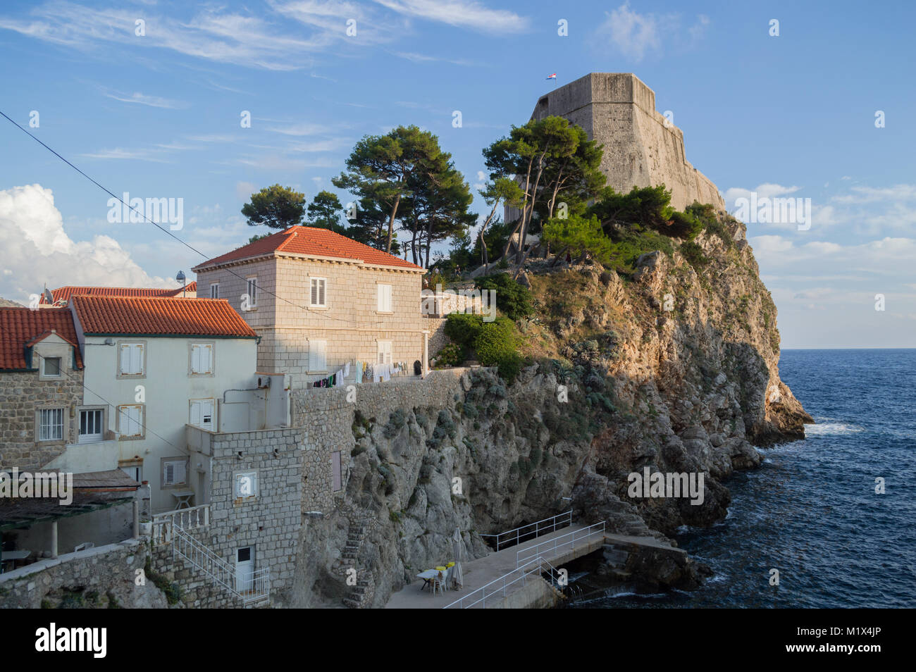Lovrijenac Fort in Dubrovnik, Croatia Stock Photo - Alamy