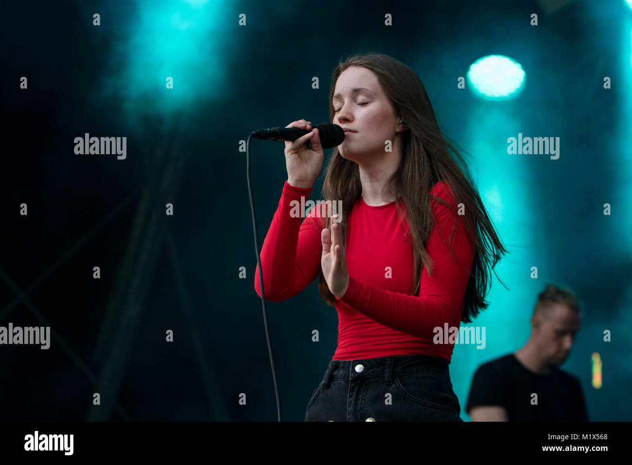 Norway, Bergen – June 15, 2017. The Norwegian singer and songwriter ...