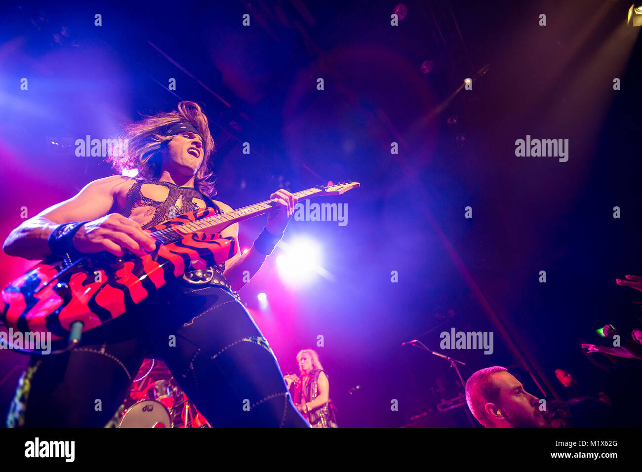 The American glam metal band Steel Panther performs a live concert at ...
