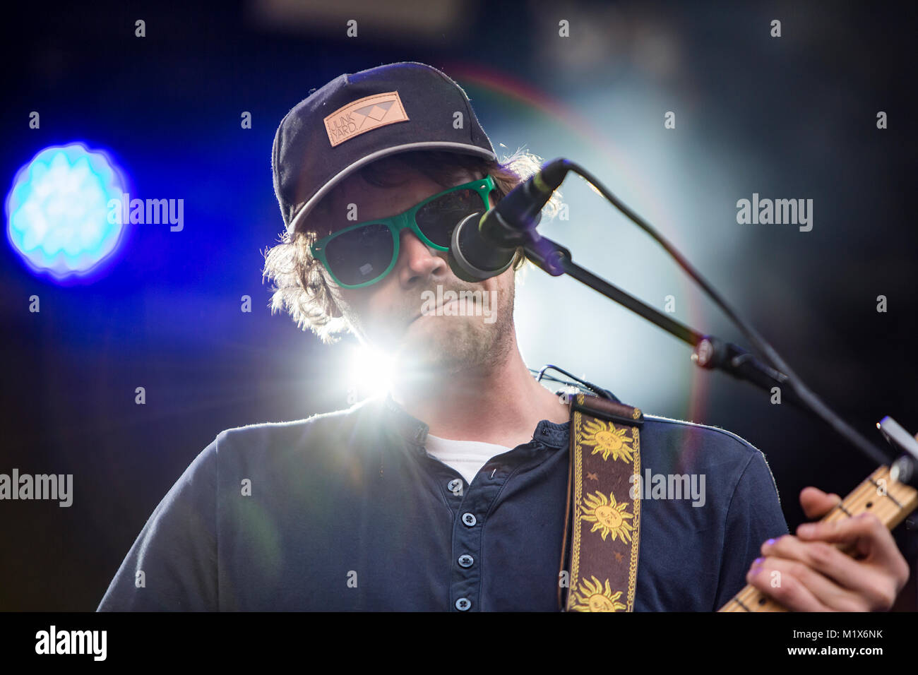 The Norwegian indie pop band Team Me performs a live concert at the ...