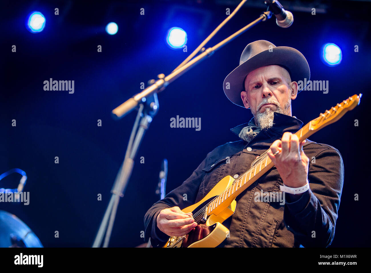 The American rock band Television performs a live concert at the ...
