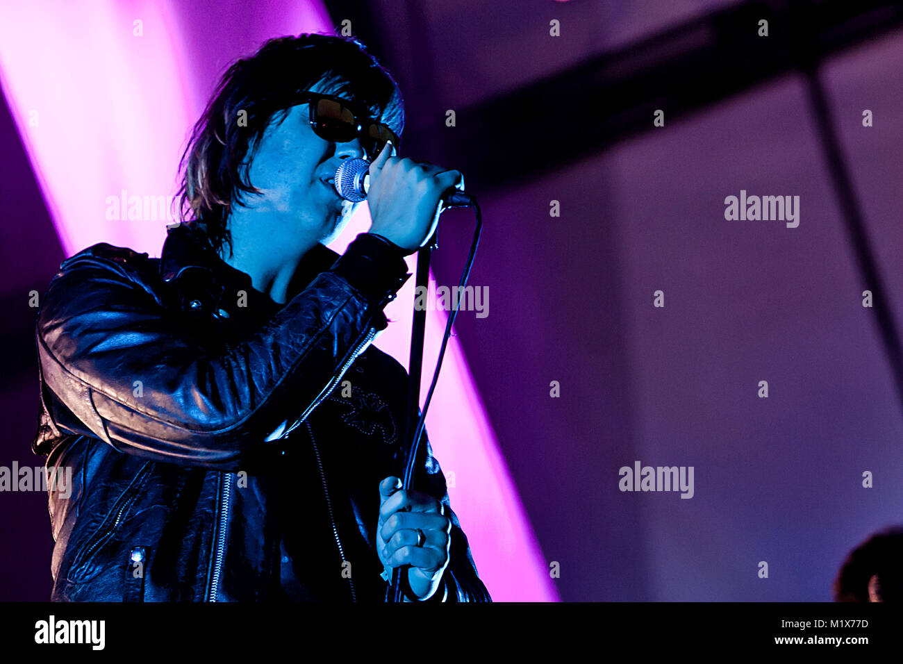 The American rock band The Strokes performs a live concert at the ...