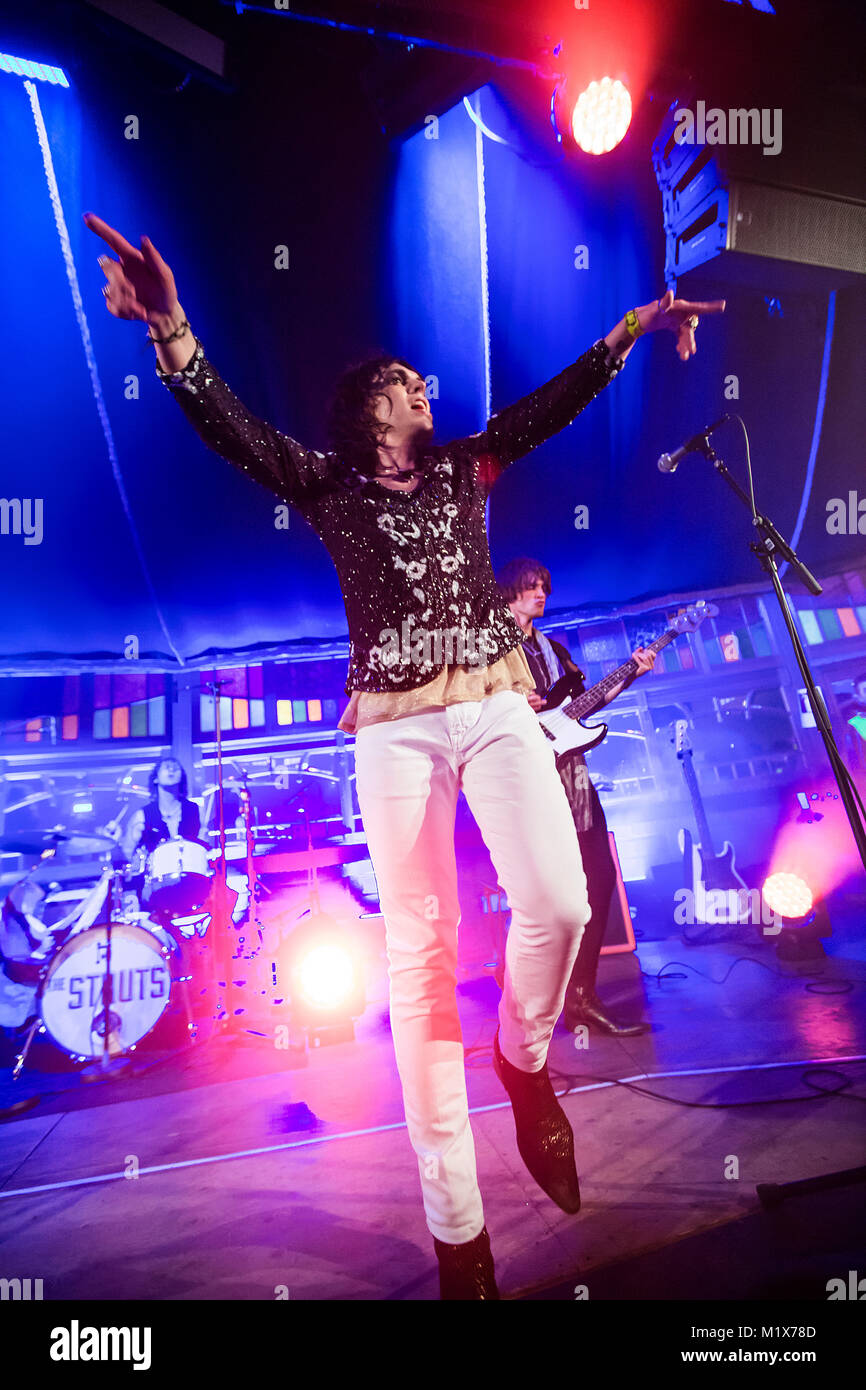 The English rock band The Struts performs a live concert at the ...