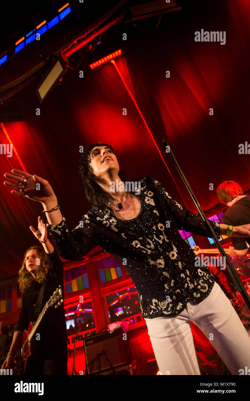 The English rock band The Struts performs a live concert at the ...
