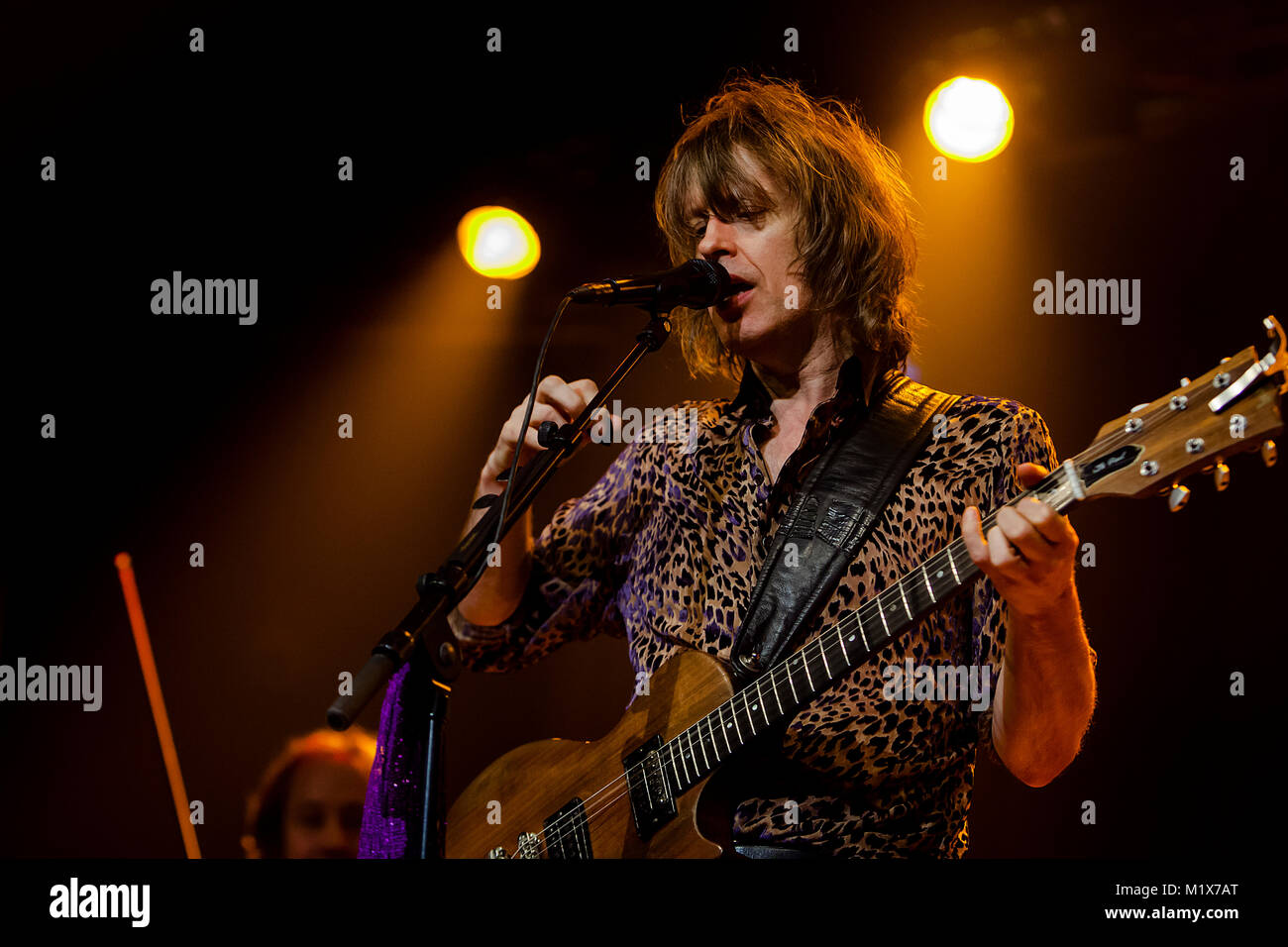 The Celtic folk and rock band The Waterboys performs a live concert at ...