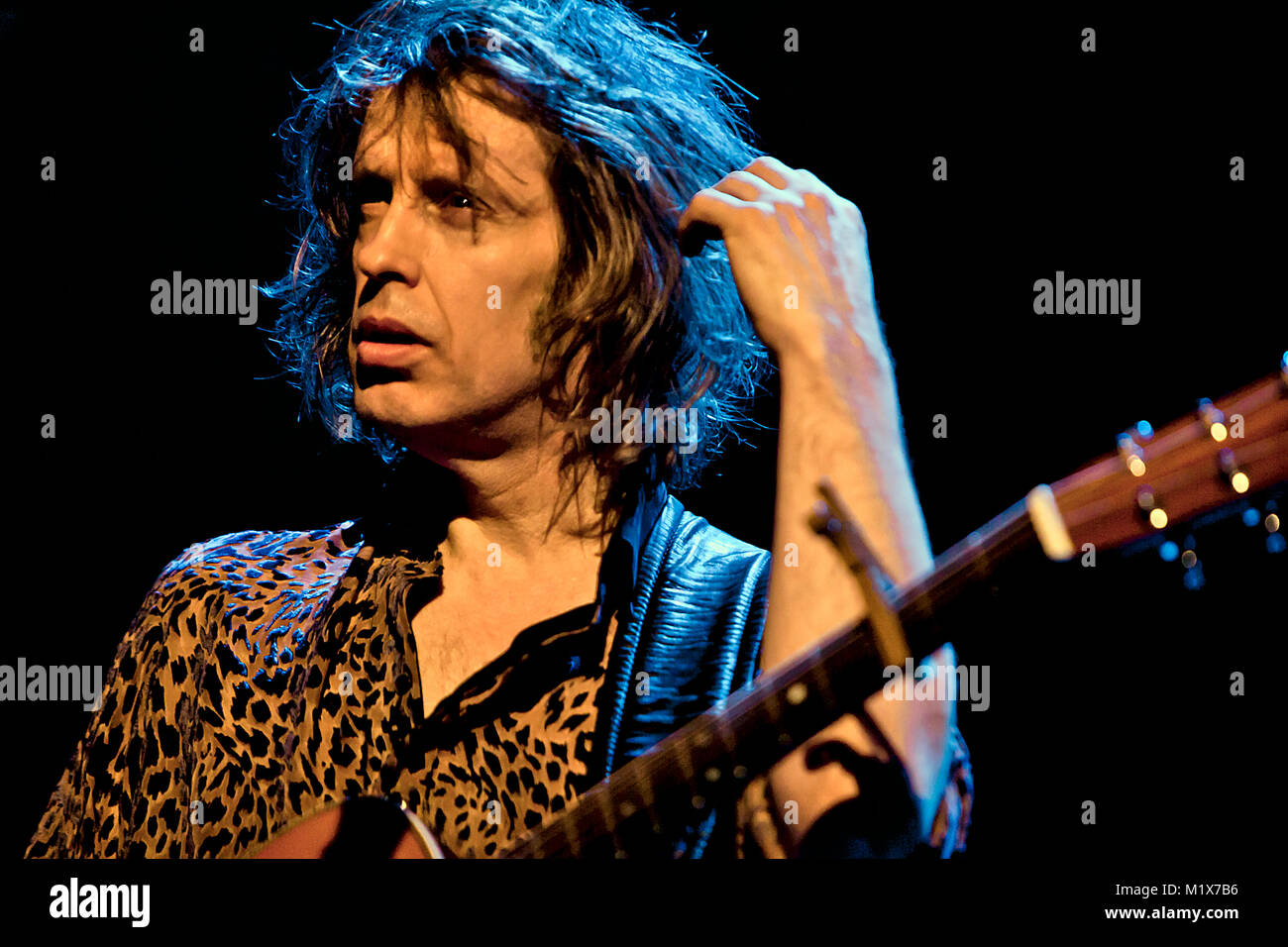 The Celtic folk and rock band The Waterboys performs a live concert at ...