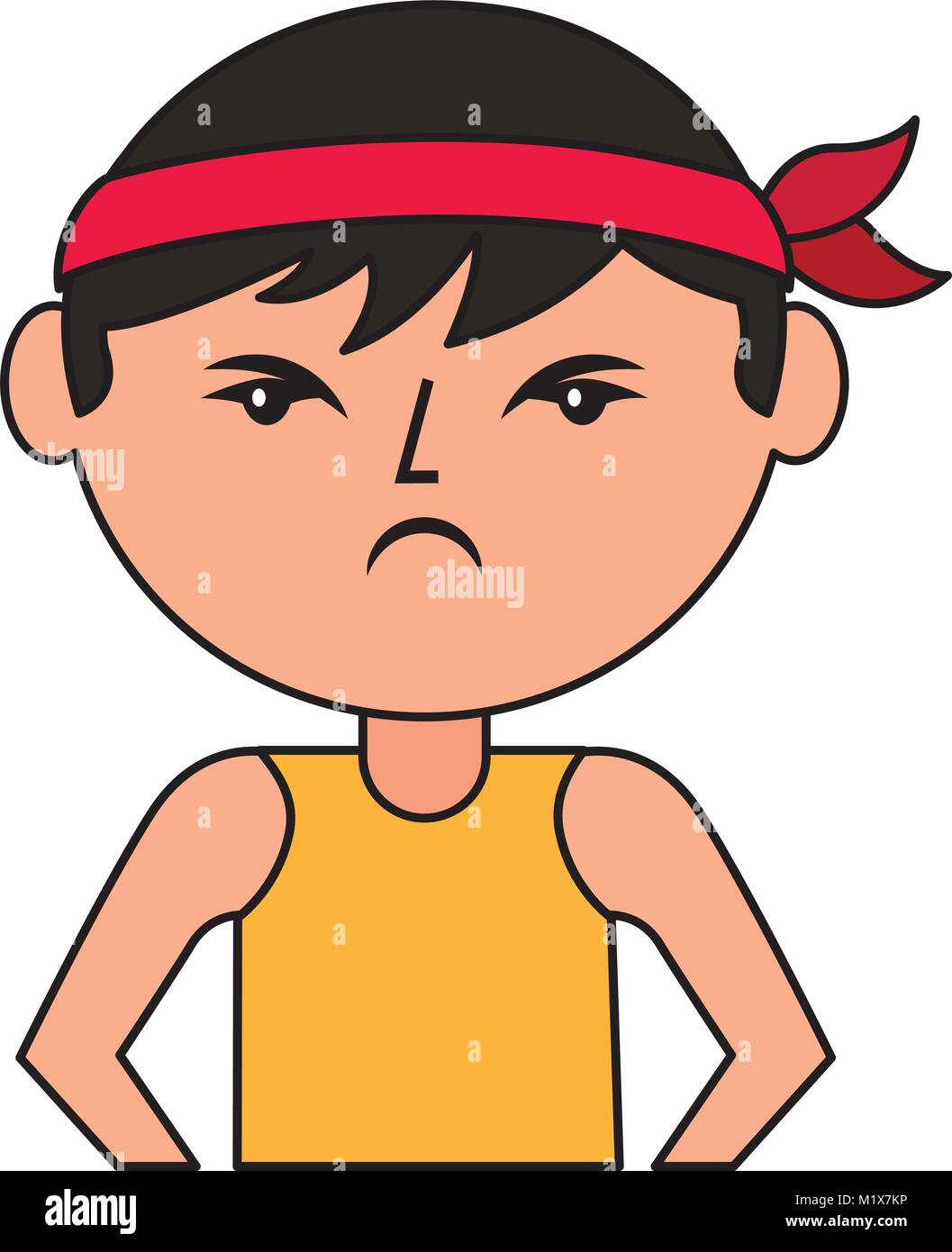 Old man china portrait Stock Vector Images - Alamy