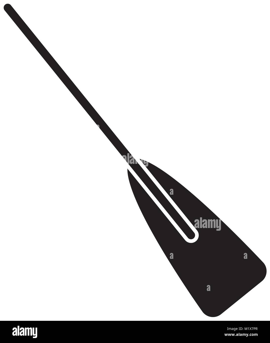 wooden boat oar sport object element Stock Vector Image & Art - Alamy