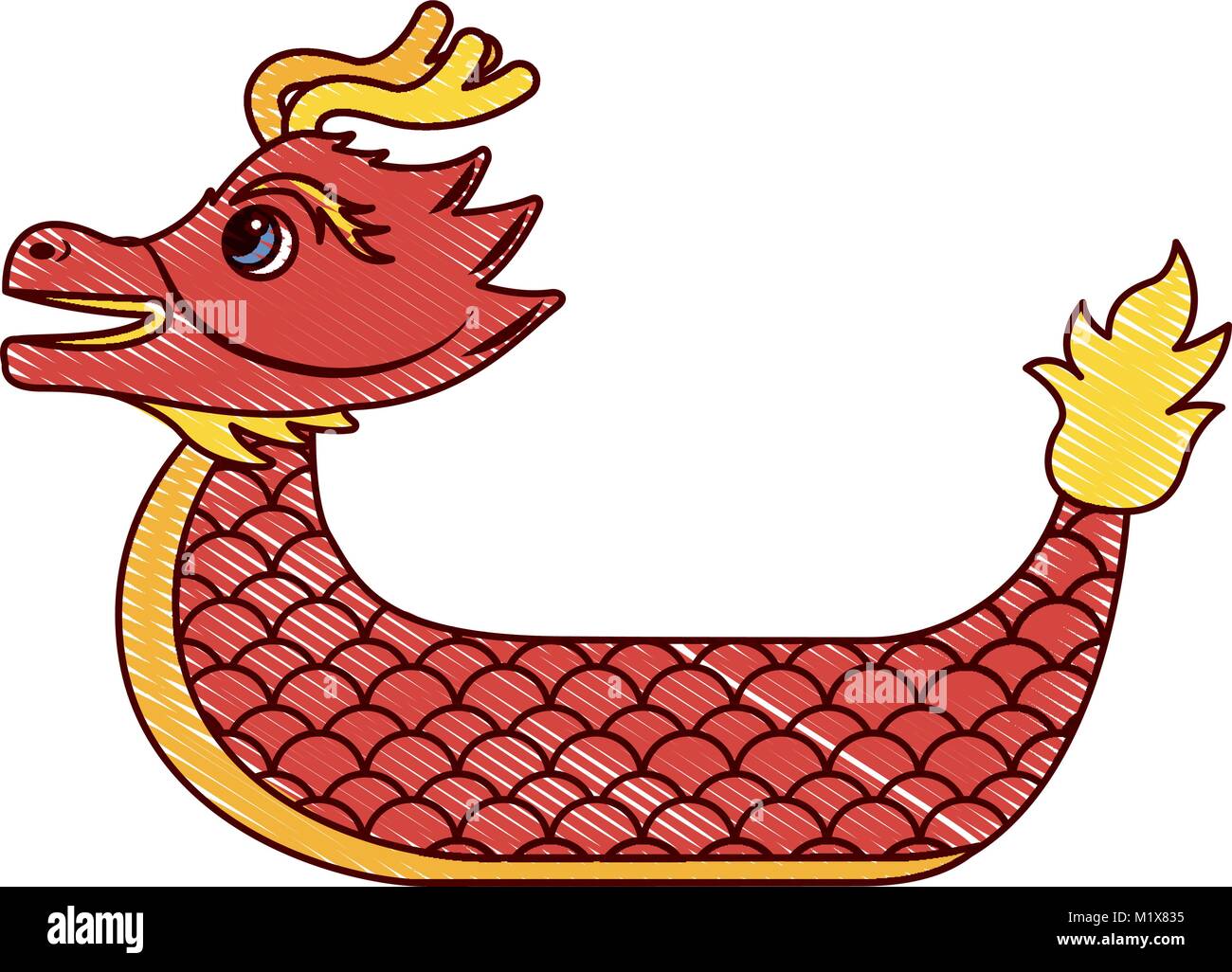 Traditional dragon boat Stock Vector Images - Alamy