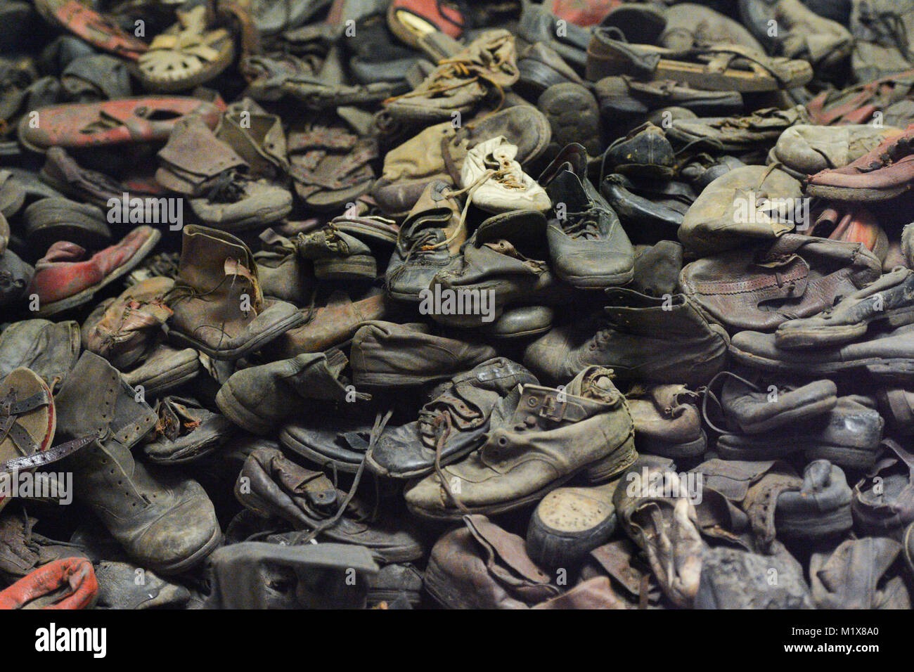 Inside the museum in Auschwitz I German Nazi concentration and ...