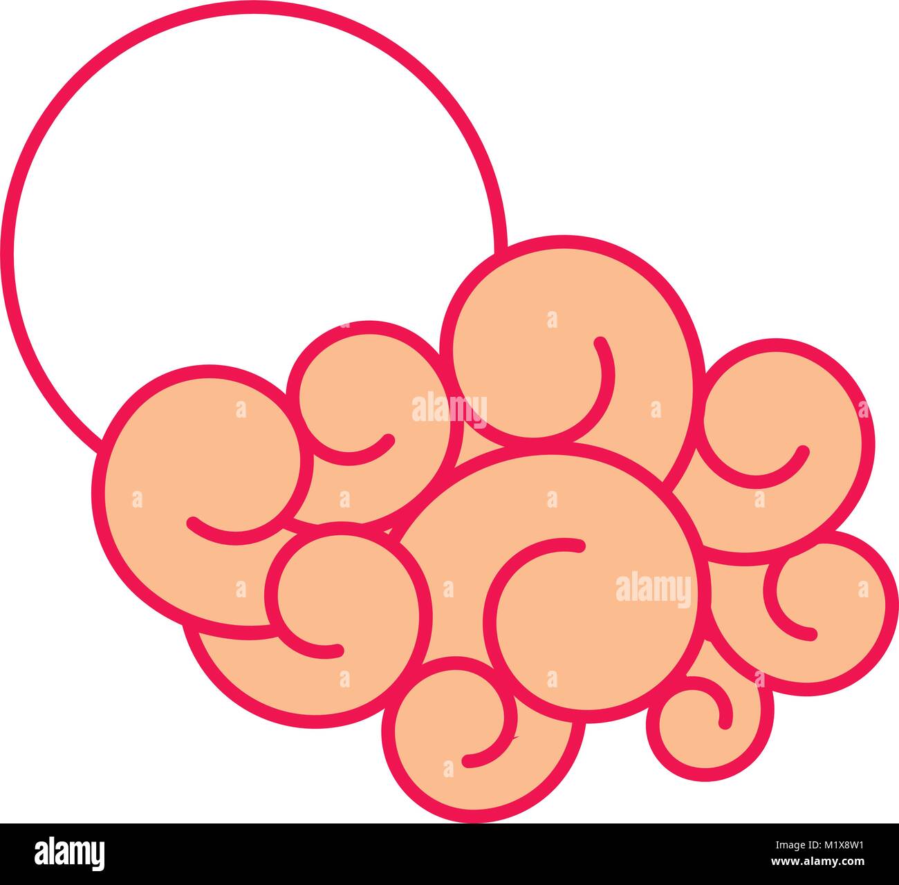 cloud and sun climate cartoon image Stock Vector Image & Art - Alamy