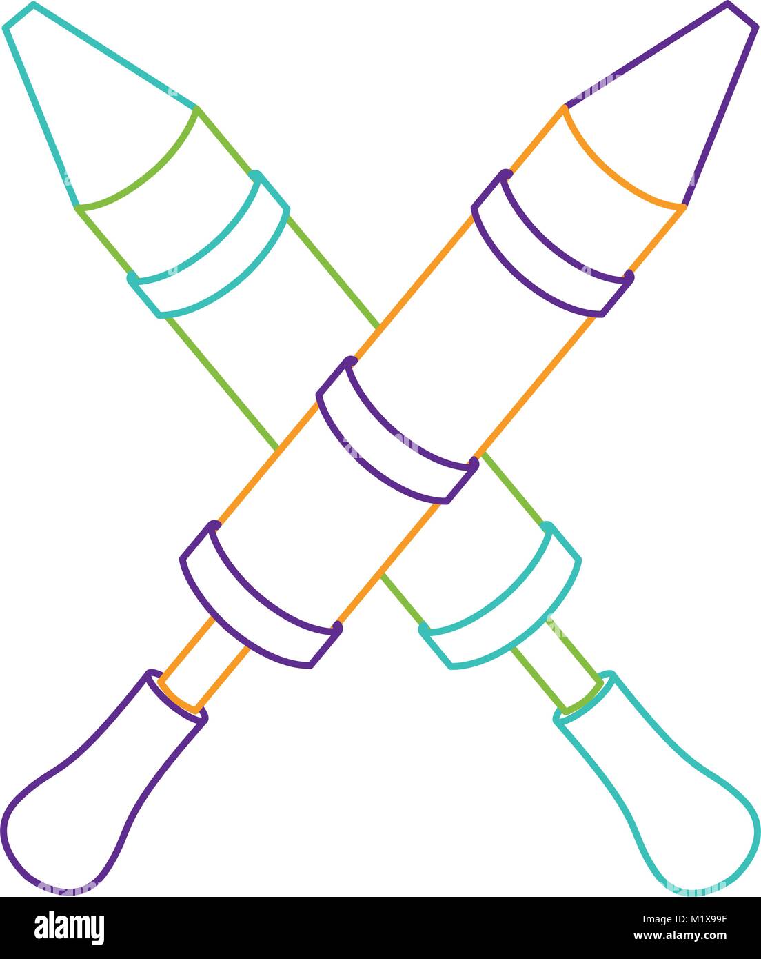 two tool object pichkari indian tradition Stock Vector Image & Art - Alamy