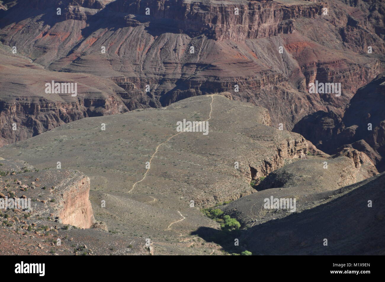 Plateau Point Trail heading towards Plateau Point, Grand Canyon ...