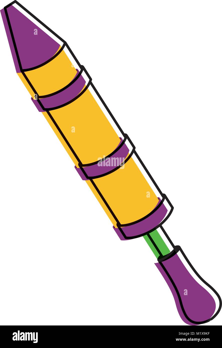 Vector Holi Pichkari Design Illustration High Resolution Stock ...