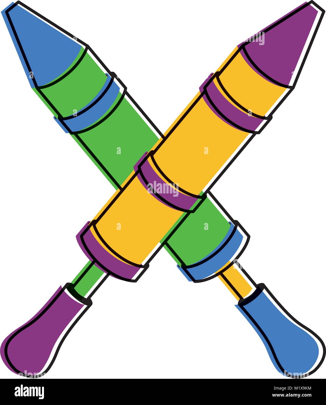 two tool object pichkari indian tradition Stock Vector Image & Art - Alamy