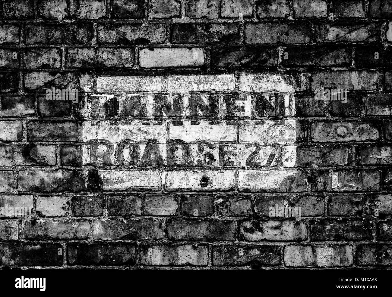 Old Street Sign Stock Photo - Alamy