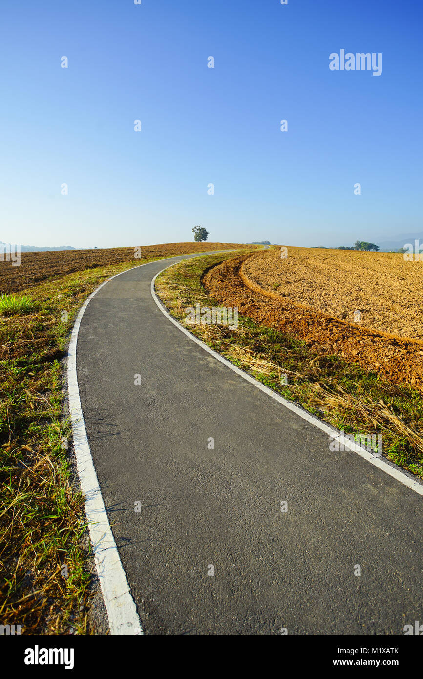 Route farm road hi-res stock photography and images - Alamy