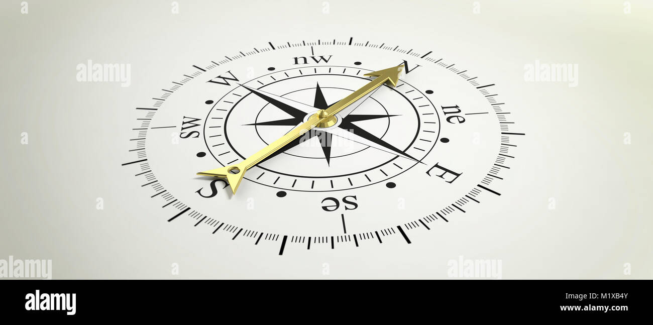 3d compass design hi-res stock photography and images - Alamy