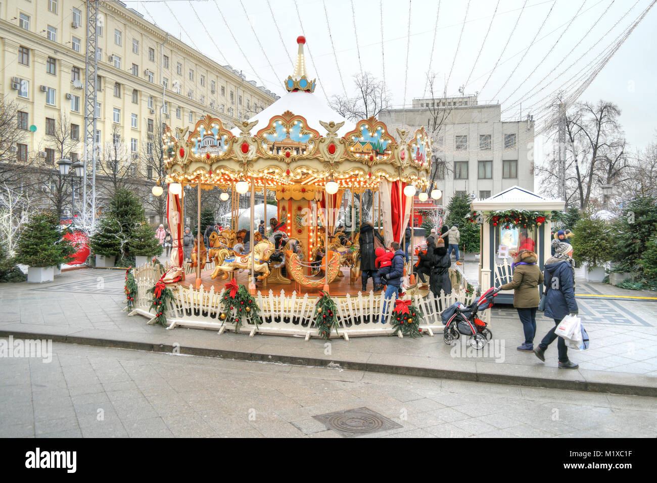 Children carousel house hi-res stock photography and images - Alamy