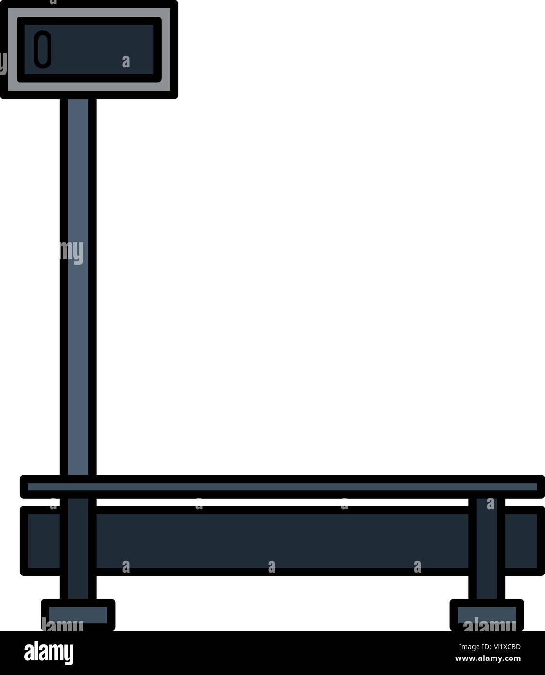 delivery service scale icon Stock Vector Image & Art - Alamy