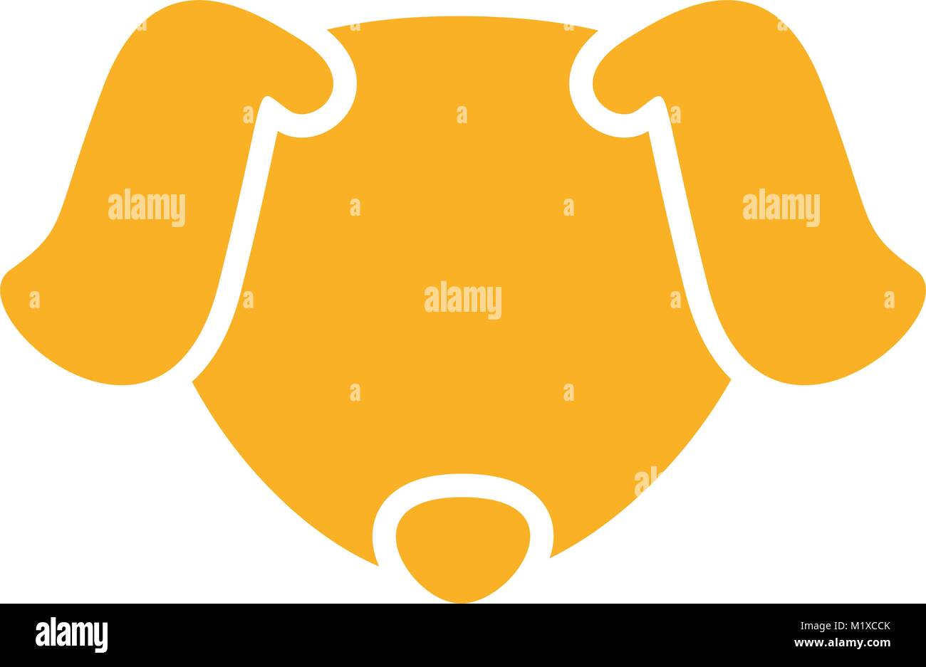 Golden dog avatar Stock Vector Image & Art - Alamy