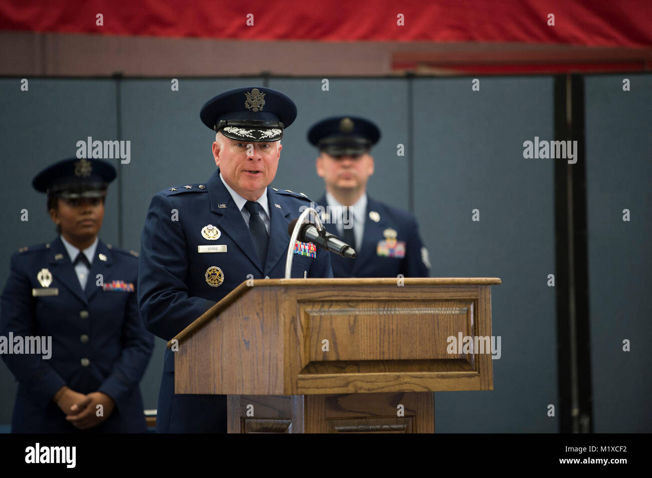 Maj. Gen. Fred Stoss, incoming 20th Air Force commander, thanks ...
