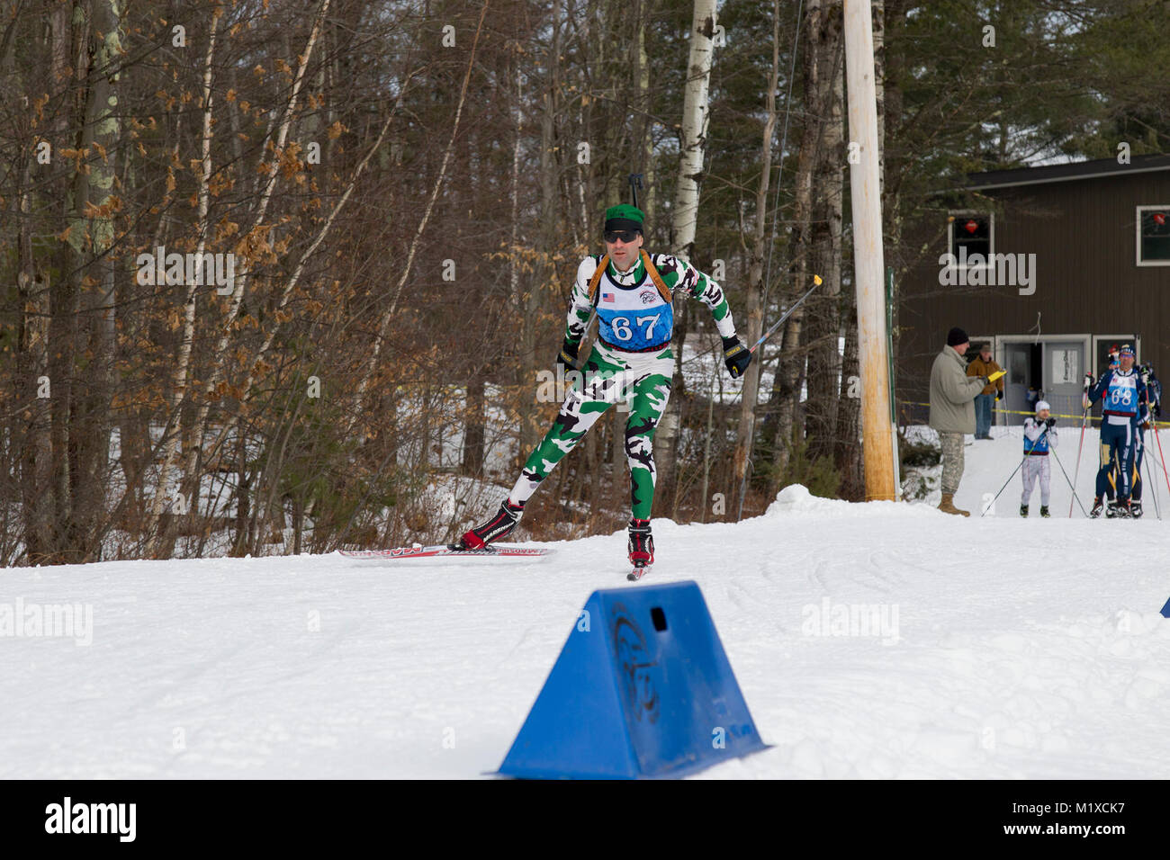 U.S. Army 1st Sgt. Dan Westover, Vermont National Guard Biathlon Team ...