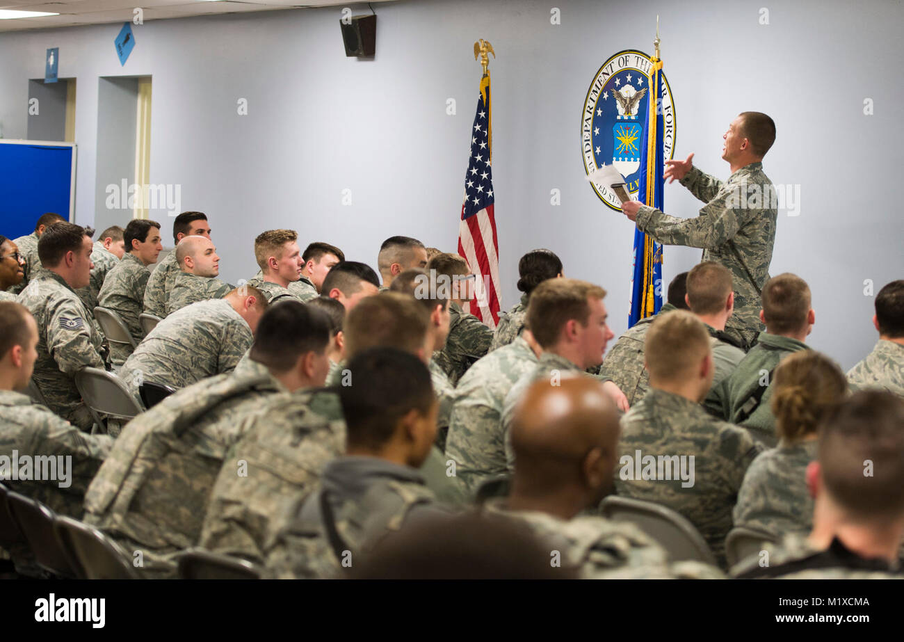 U.S. Air Force Capt. Richard Campbell, 88th Air Base Wing chaplain ...