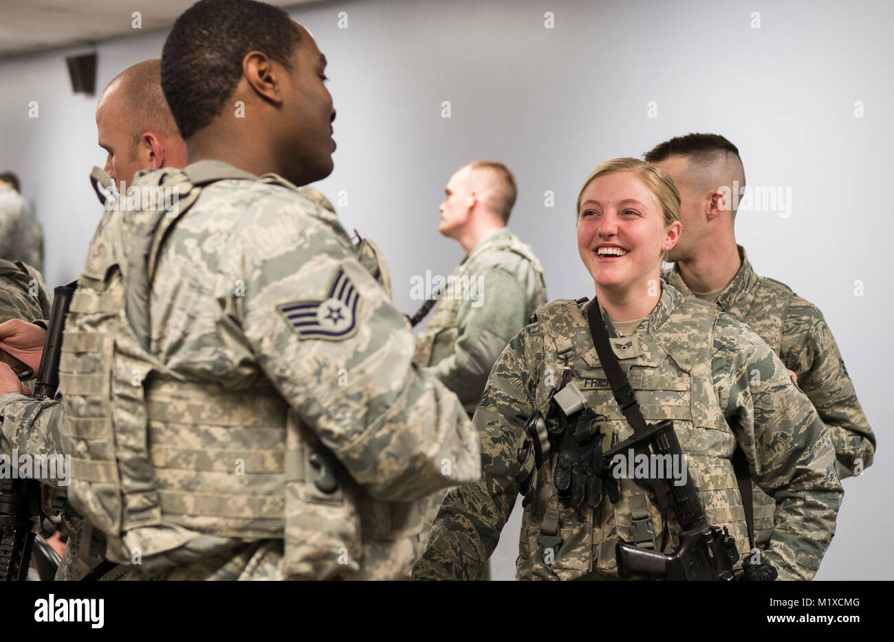 U.S. Air Force Senior Airman Alyssa Friend, 88th Security Forces ...