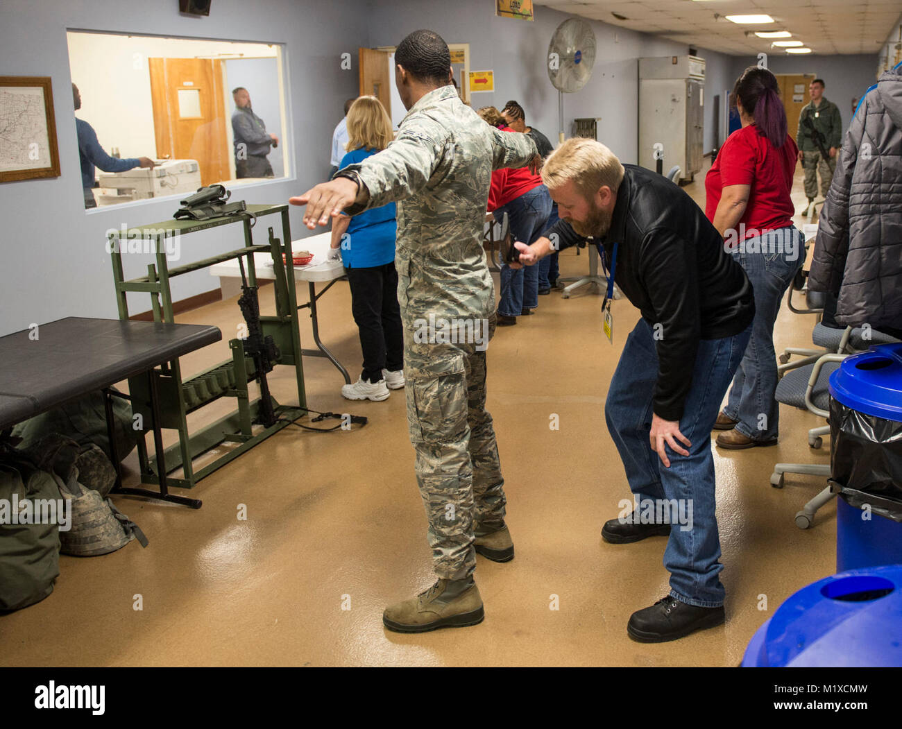 Jon Callaway, 88th Logistics Readiness Squadron travel clerk, wands ...