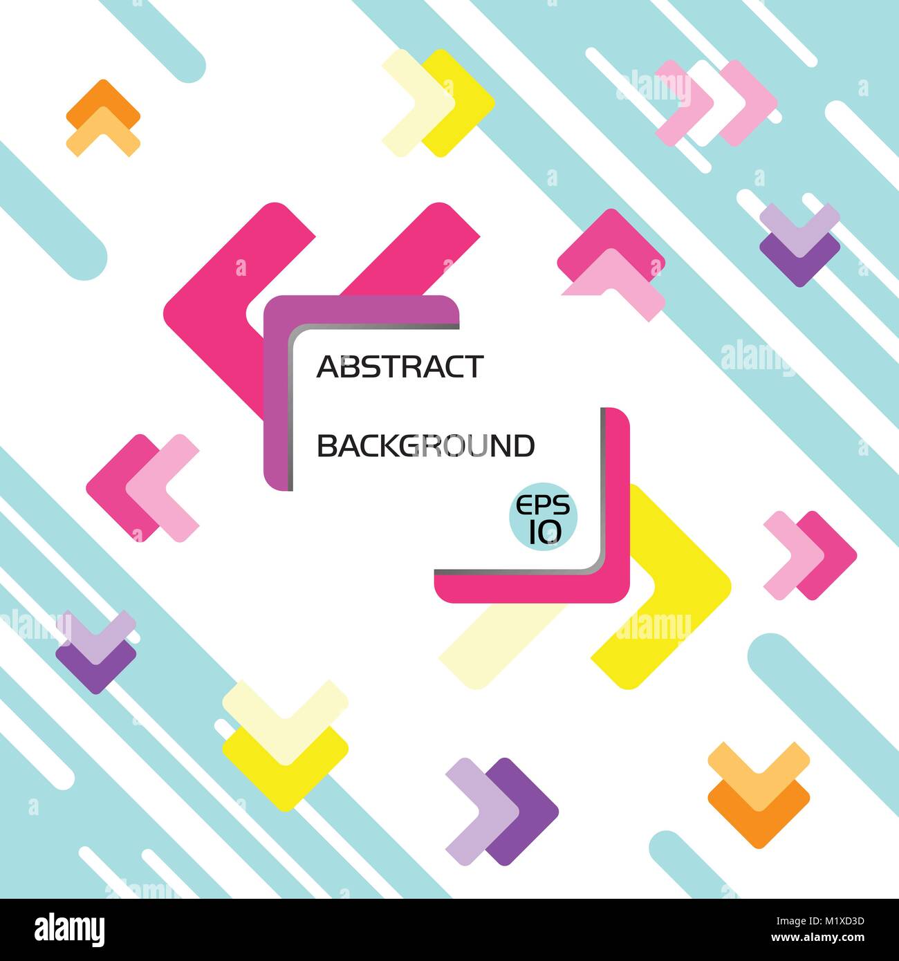 Basic abstract background design with geometric shapes in center ...