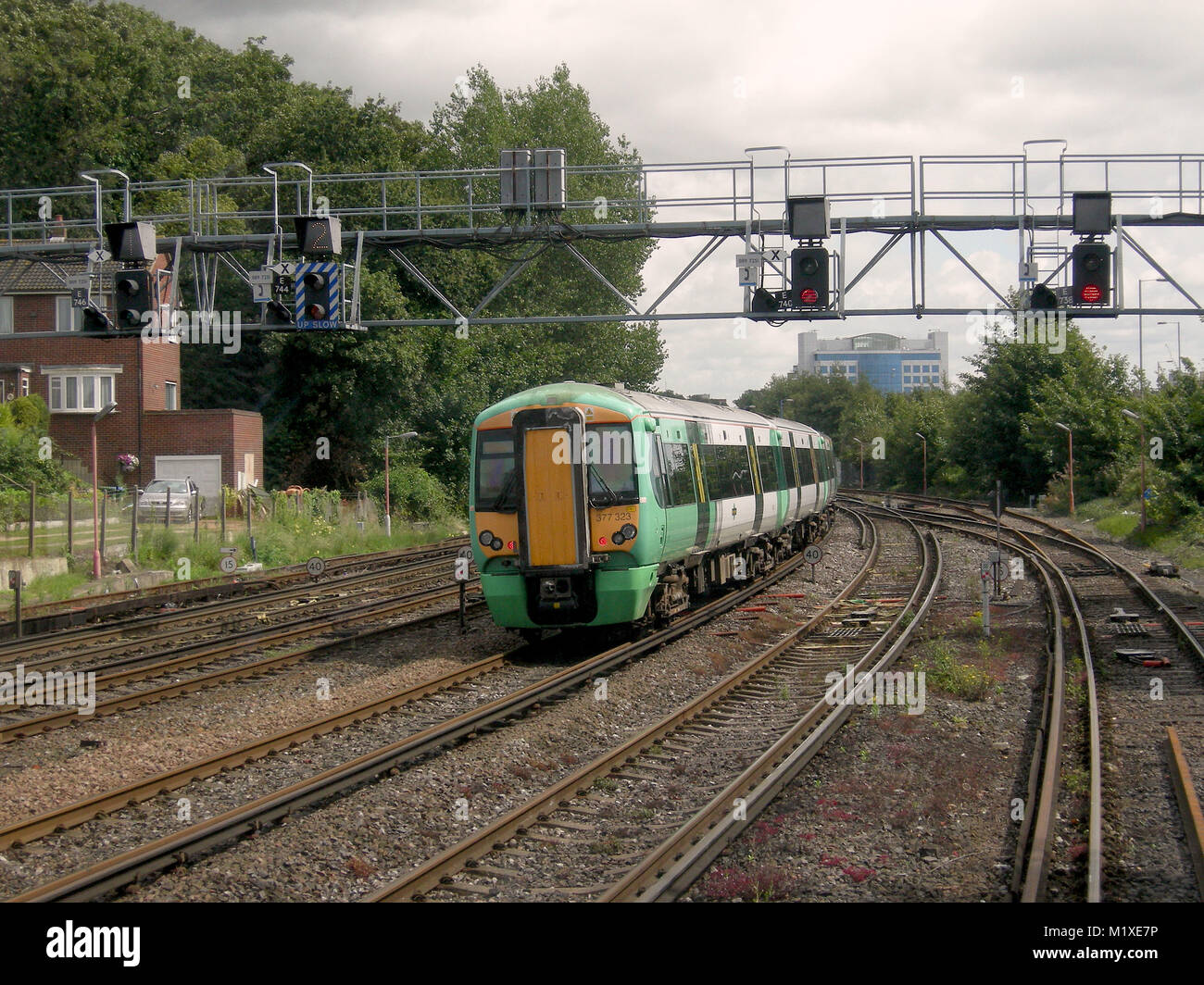 Class 377 passenger train hi-res stock photography and images - Alamy