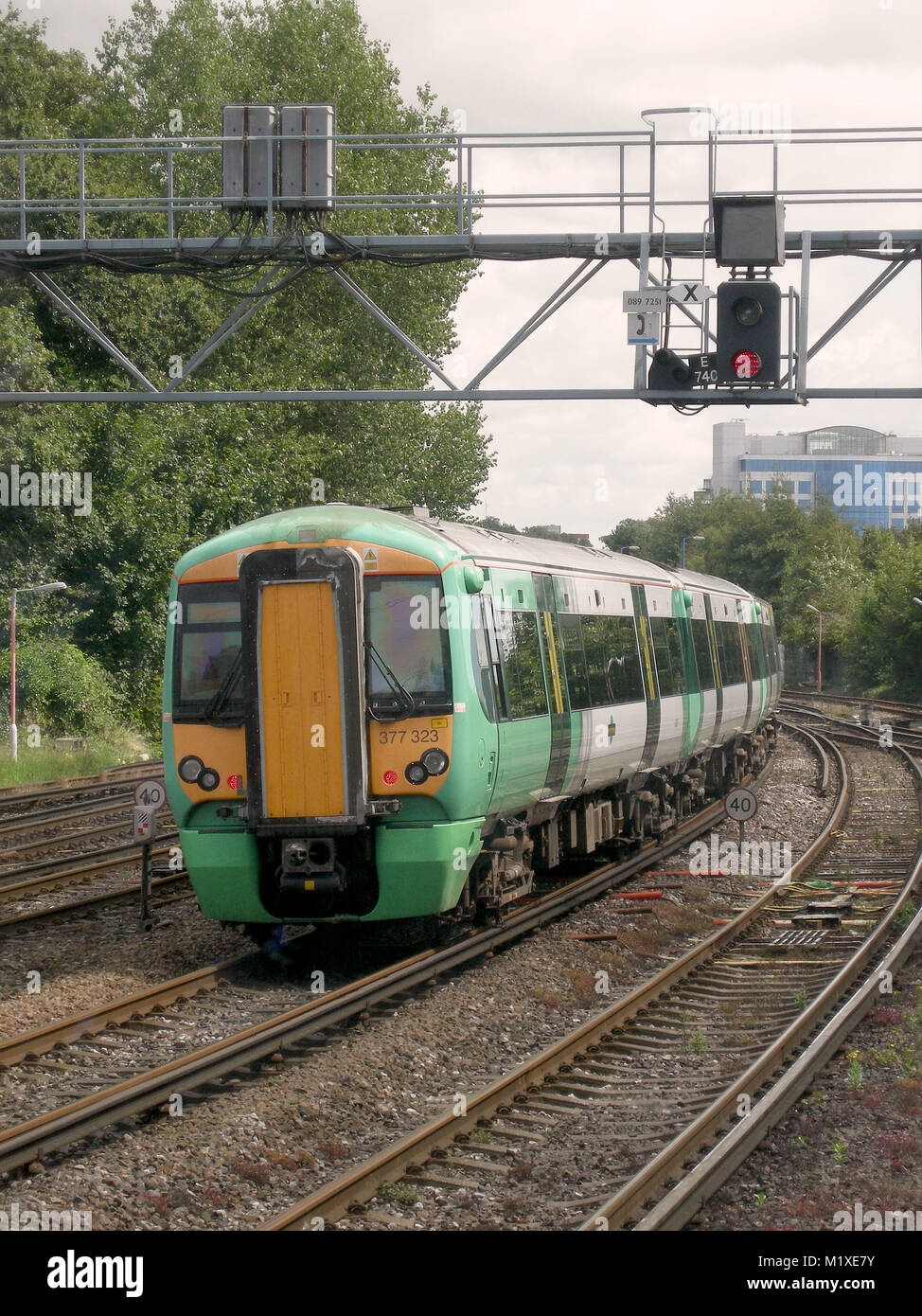 Class 377 train hi-res stock photography and images - Alamy