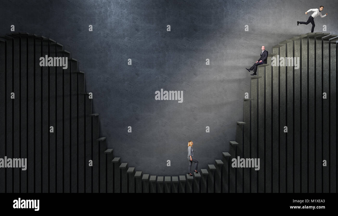 Curved stair hi-res stock photography and images - Alamy