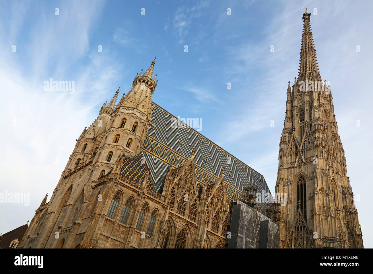 St Stephen Cathedral (Stephansdom) at Stephansplatz, the biggest ...