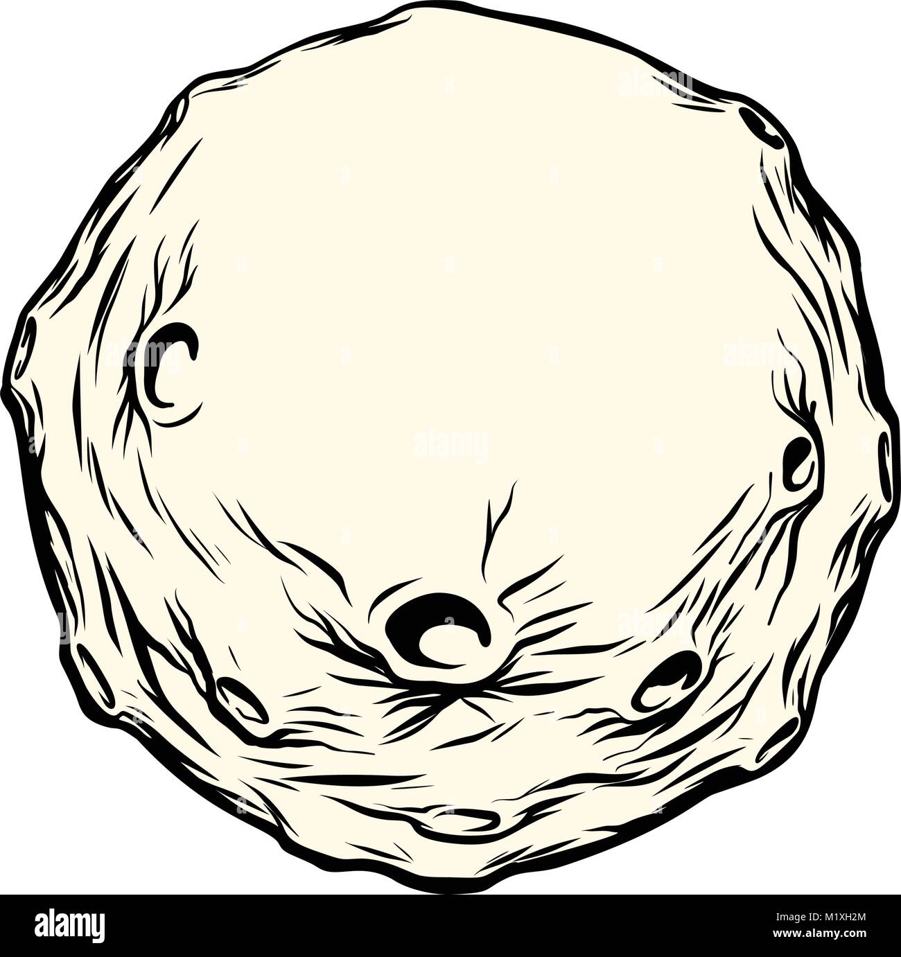 Black background full moon Stock Vector Images - Alamy